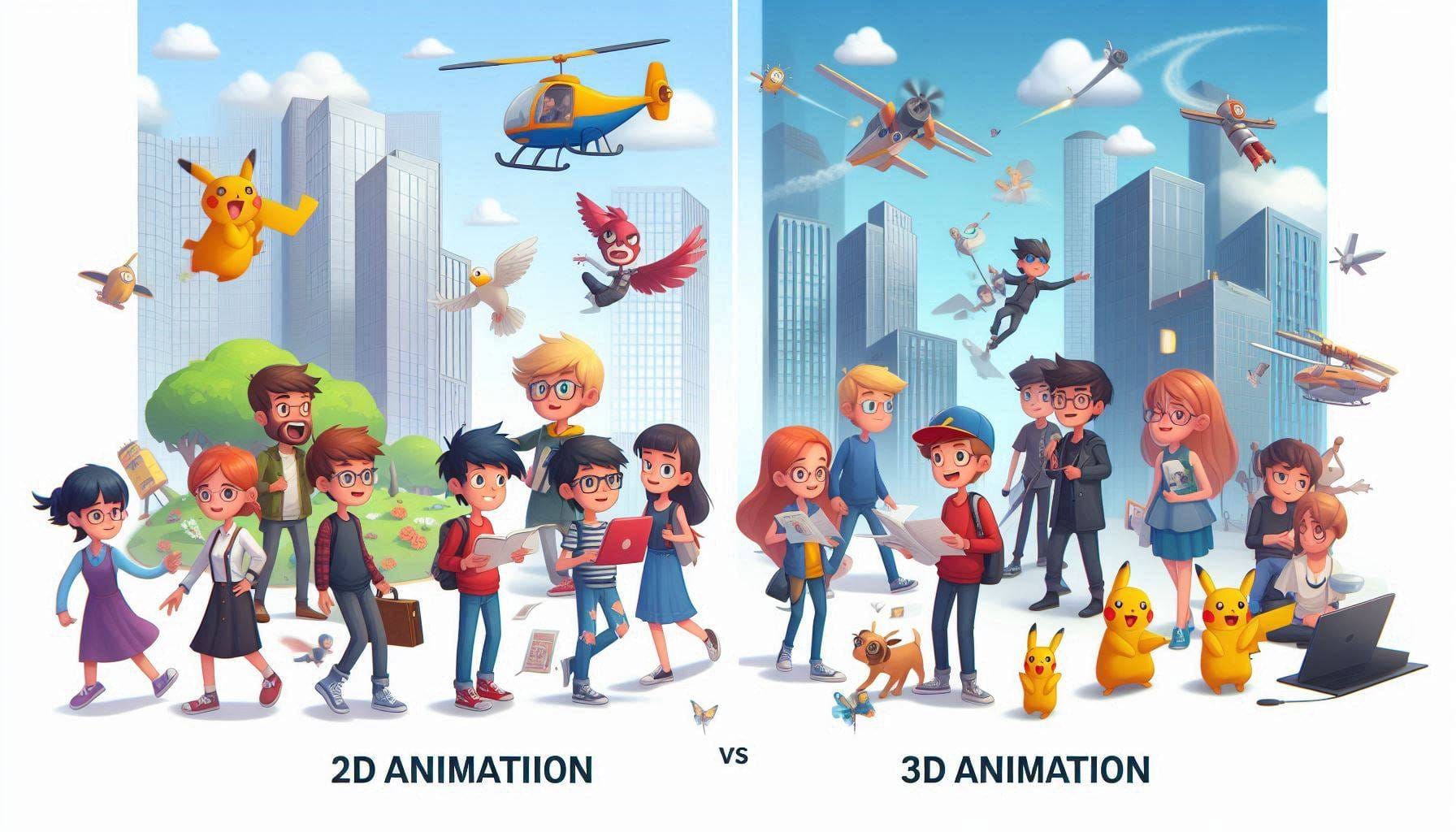 2D Animation vs 3D Animation: Which One is Better?